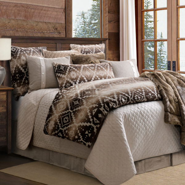 Chalet Aztec Southwestern Comforter or Duvet Cover by HiEnd Accents