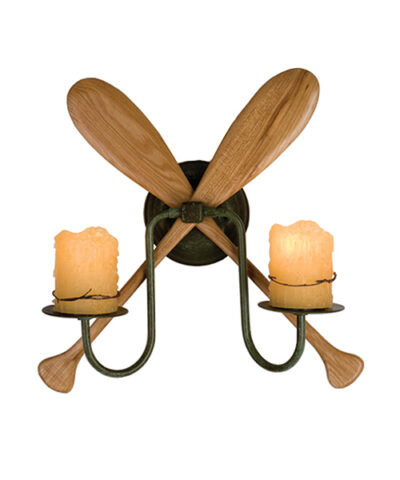 Rustic Wall Lamp - Paddle Rustic Lighting Fixture