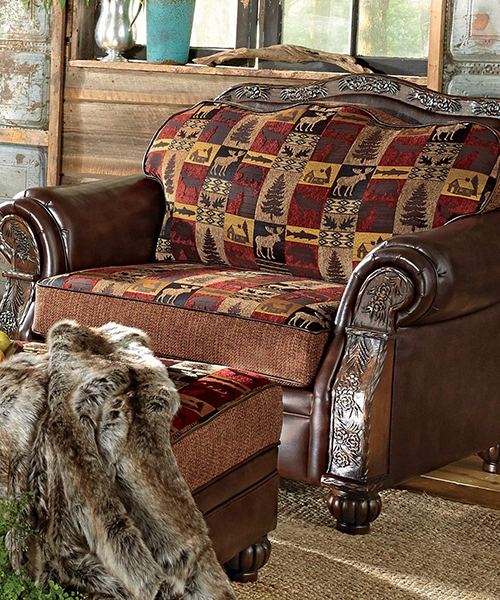 Rustic Cabin Living Room Chairs