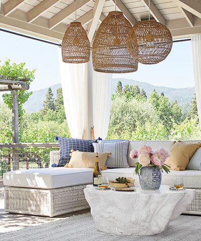 Large Rattan Pendant Lights | Scandinavian Design