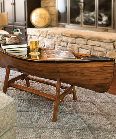 Canoe Coffee Table | Lodge-Style Living Room Furniture