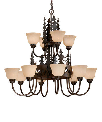 75+ Rustic Chandeliers for 2021 | Farmhouse, Lodge & Cabin Lighting