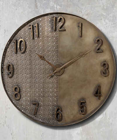 Antique Gold Clock | Perfect for Rustic, Formal or Casual Rooms