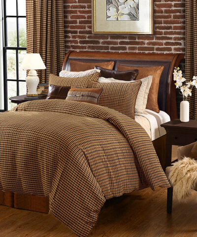 Rustic Houndstooth Bedding | Tweed Bedding Collection