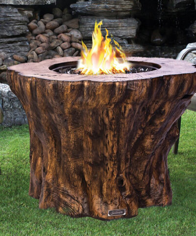 Rustic Concrete Fire Pit Table | Rustic Outdoor Fire Pits