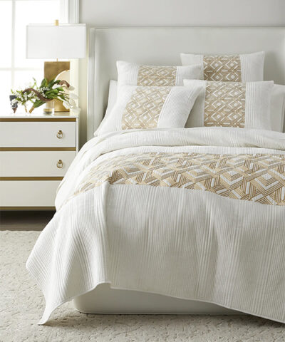 Callisto Home Designer Bedding | Luxury Neutral Bedding Collection