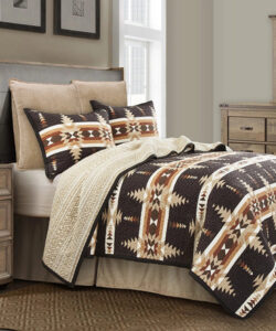 Aztec Inspired Bedding | Aztec Geometric Pattern in Earth Tones.