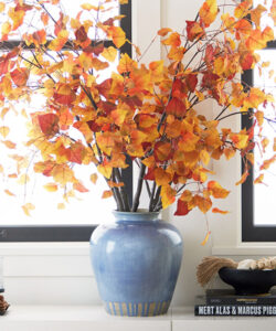 Autumn Aspen Tree Branch | Rustic Fall Branches Arrangement