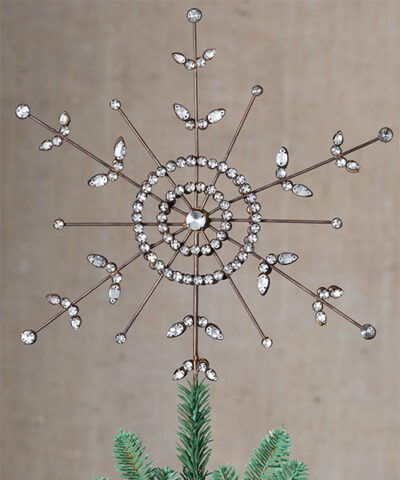 Antique Snowflake Tree Topper | Rustic Tree Toppers